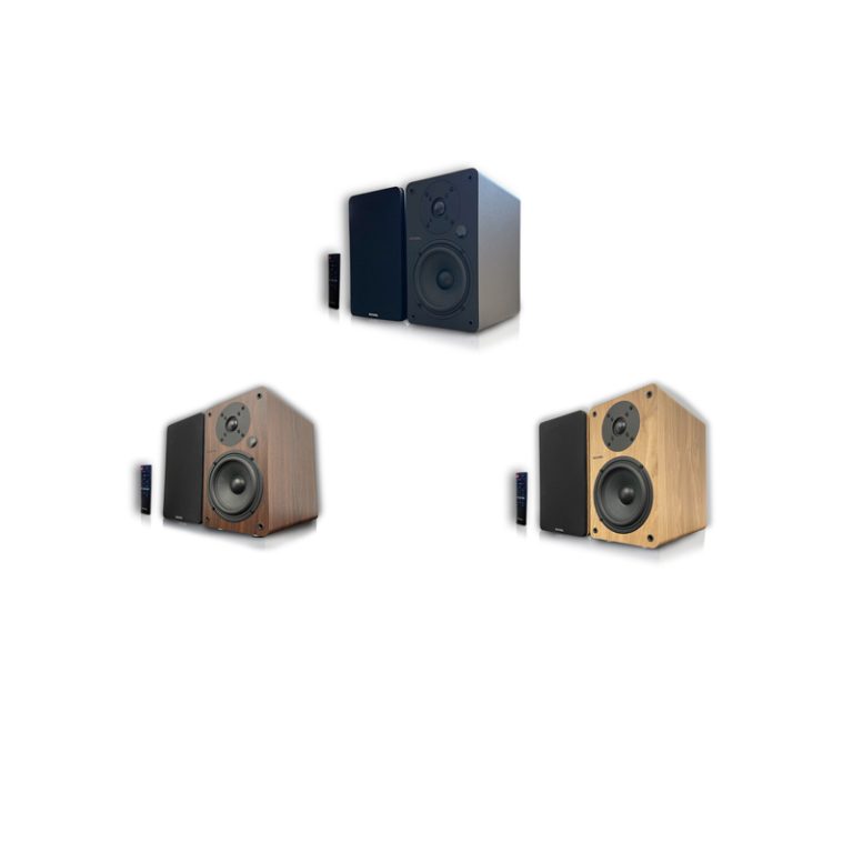 Roxel Onyx Active 2.0 100 Watt Bookshelf Wireless Speakers, RCA, HDMI ...